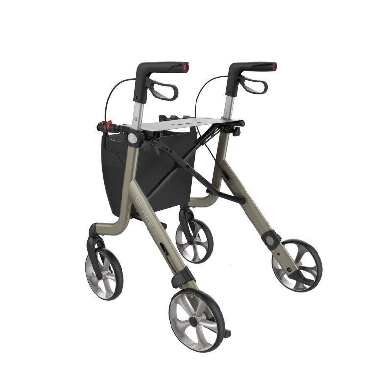 Rehasense Space LX Rollator (Champagne) - WalkingSticks.co.uk